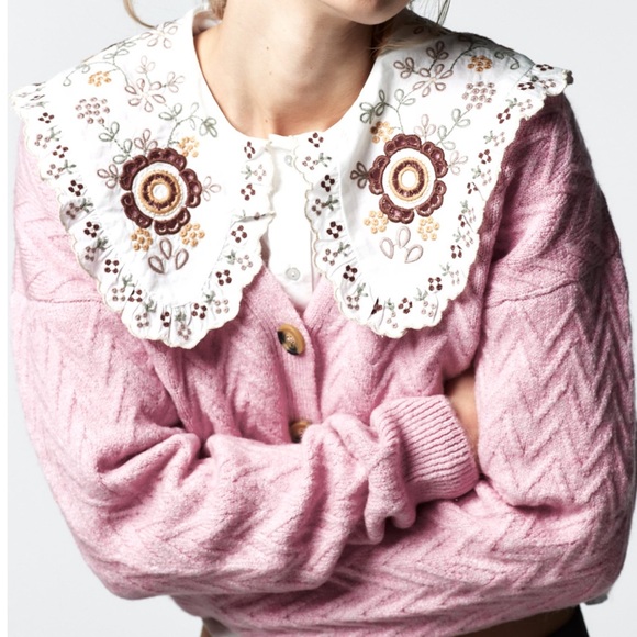 Zara | Tops | Zara Peter Pan Collard Shirt | Poshmark